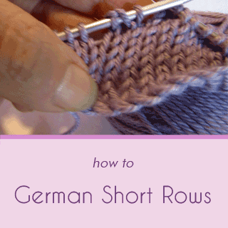 German short rows – Centre Knitters Guild